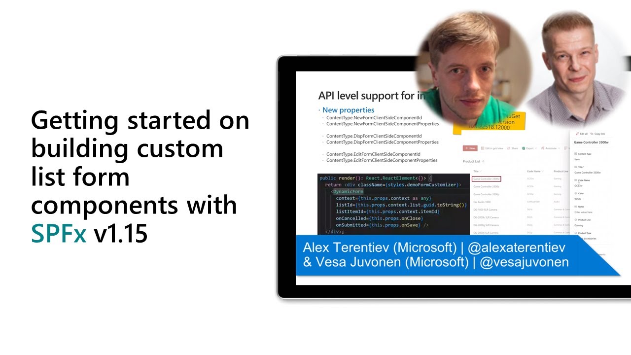 Getting started on building custom list form components with SPFx v1.15