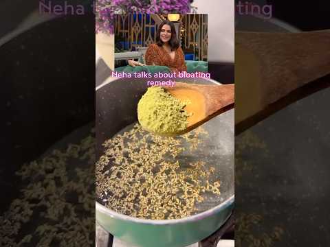 Neha Dhupia shares best Remedy for BLOATING & Weight Loss #shorts #fennel