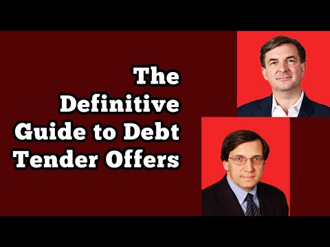 The Definitive Guide to Debt Tender Offers