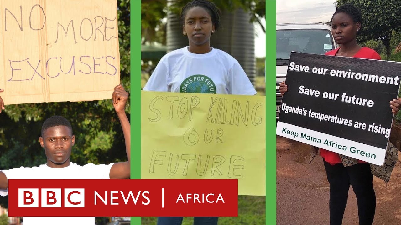 African climate activists' message to world leaders - BBC Africa