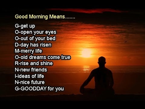 Good Morning Meaning Graphic - What Is Meant By Good Morning