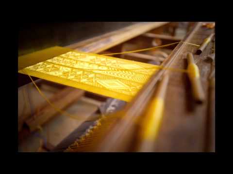 Rare Golden spider-silk textile on display at the Victoria & Albert ...