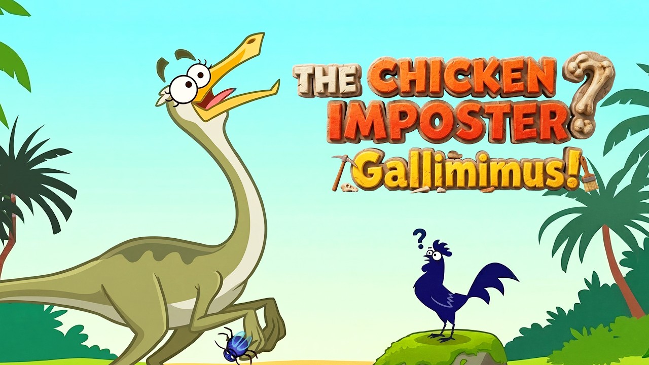 The Chicken Mimic | All About the Gallimimus Dinosaur | Educational Videos For Kids
