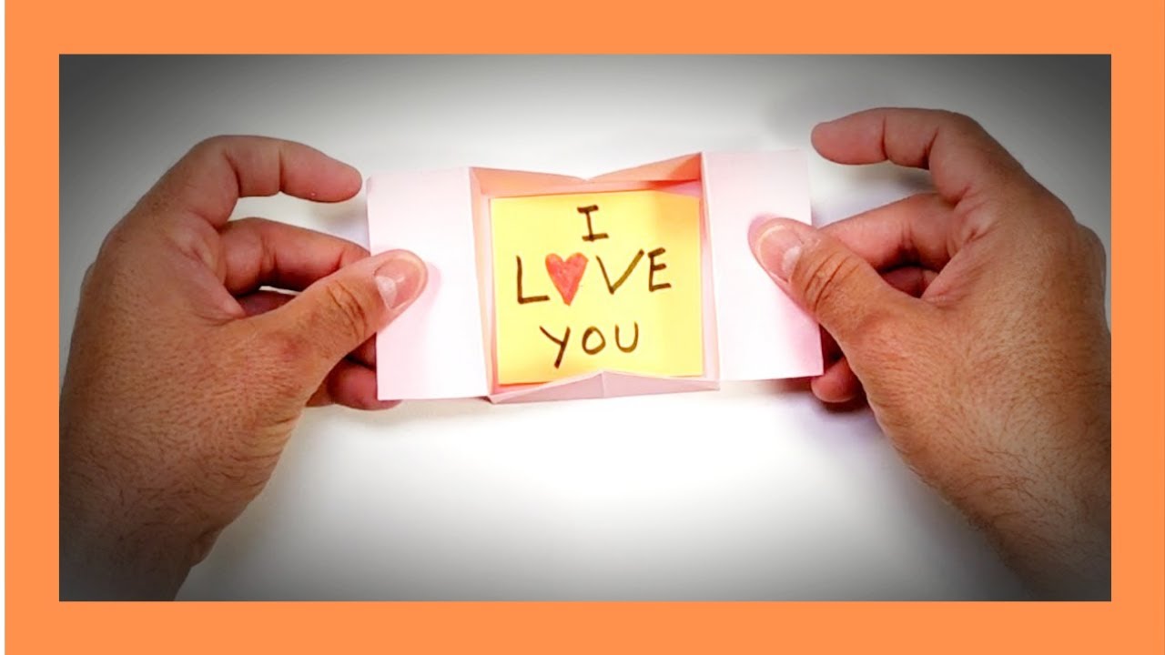 💌Hacer cajita mágica de papel plegable para mensajes. Origami.💌