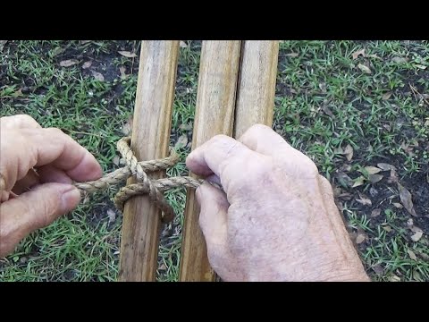 Clove Hitch and Half Hitches – SCOUT PIONEERING