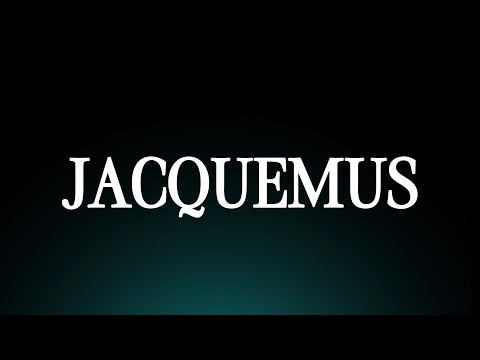 How to Pronounce 'Jacquemus'! Correctly (Fashion Brand)