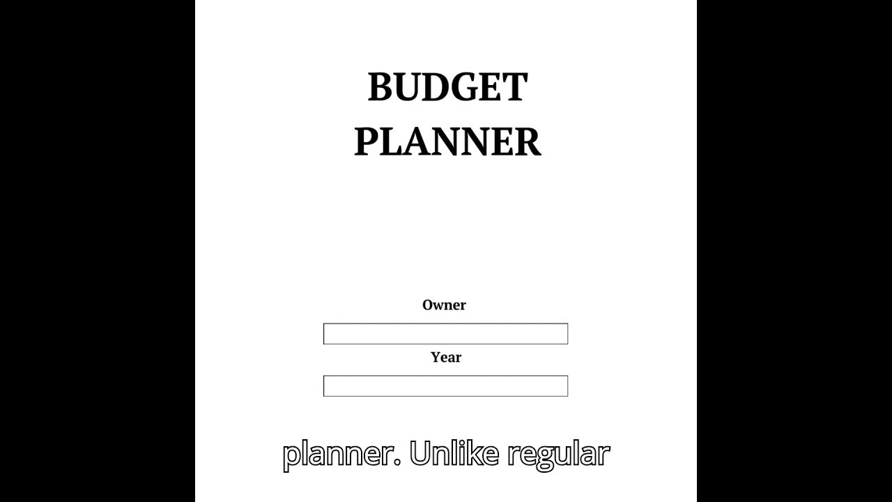 Ultimate Budget Planner | Smart Money Management with Excel & PDF