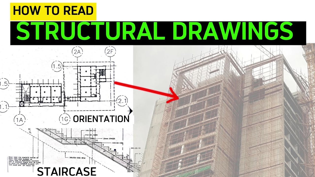 How To Read Structural Drawings PART 1 Introduction  |How to read blueprints for construction