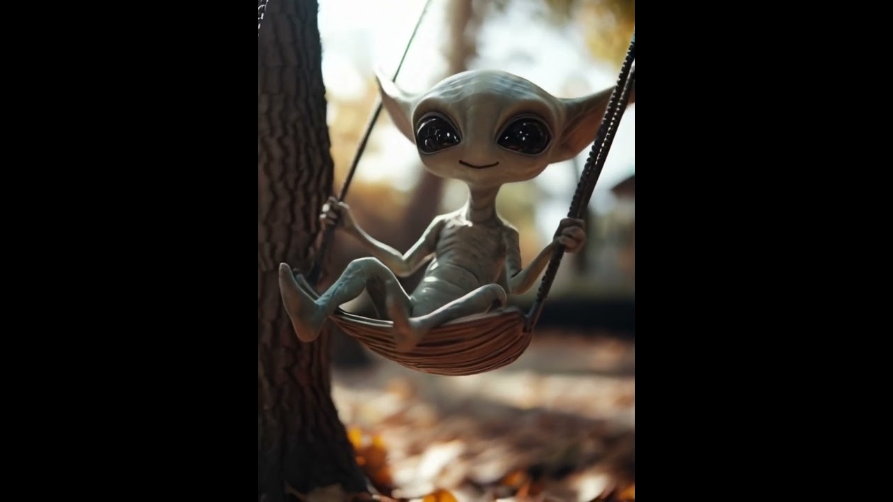 A Visit from a Cute Alien!