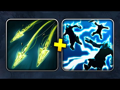 BROKEN COMBO 5 EXTRA TARGETS Split Shot + Arc Lightning | Ability Draft