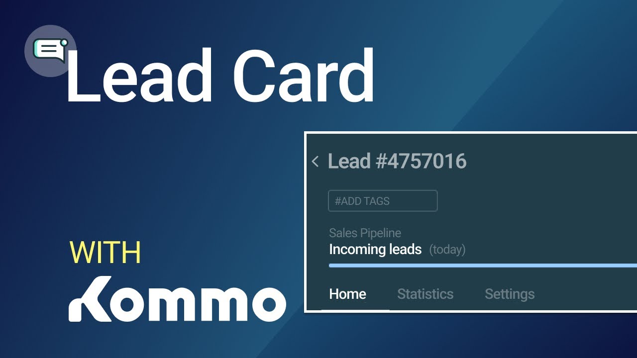 Lead Cards in Kommo