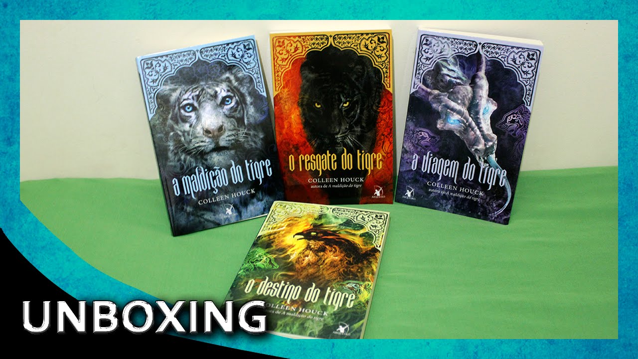 Unboxing - Box: A Maldição do Tigre (4 livros)