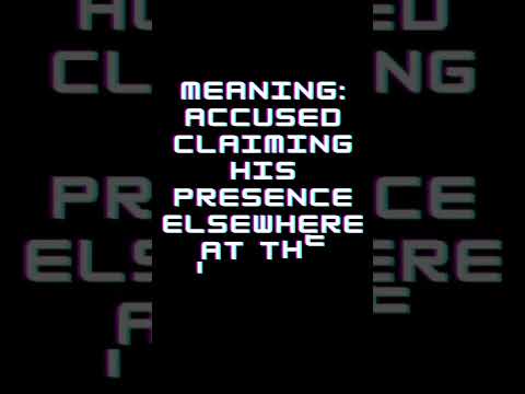 Alibi - Pronunciation & Meaning #shorts #pronounce #pronunciation