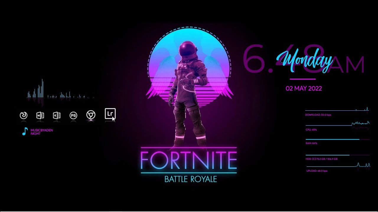 Fortnite Game Desktop Visual for Windows 11, 10 | Mr Youtuber