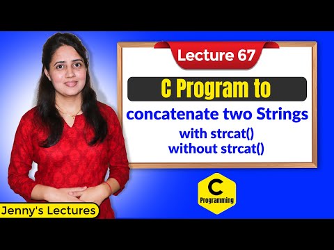 Learn C 67 C Program to concatenate two strings | with strcat and without strcat - Mind Luster