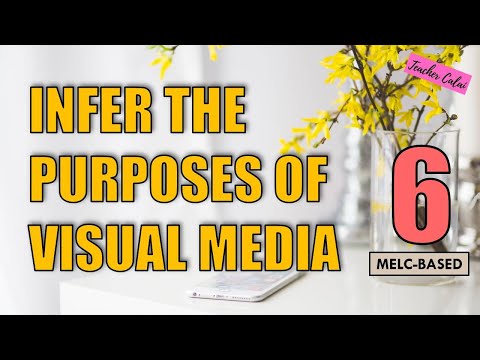 Infer the Purposes of Visual Media MELC-Based with Teacher Calai