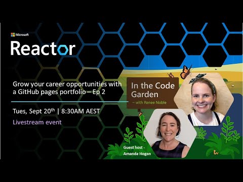 Grow your career opportunities with a GitHub pages portfolio – Ep 2 - Early Show