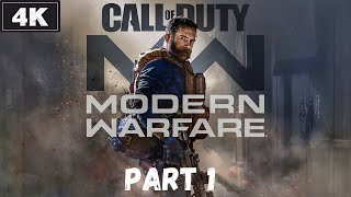 Call of Duty: Modern Warfare Xbox Walkthrough Gameplay Part 1 - No Commentary