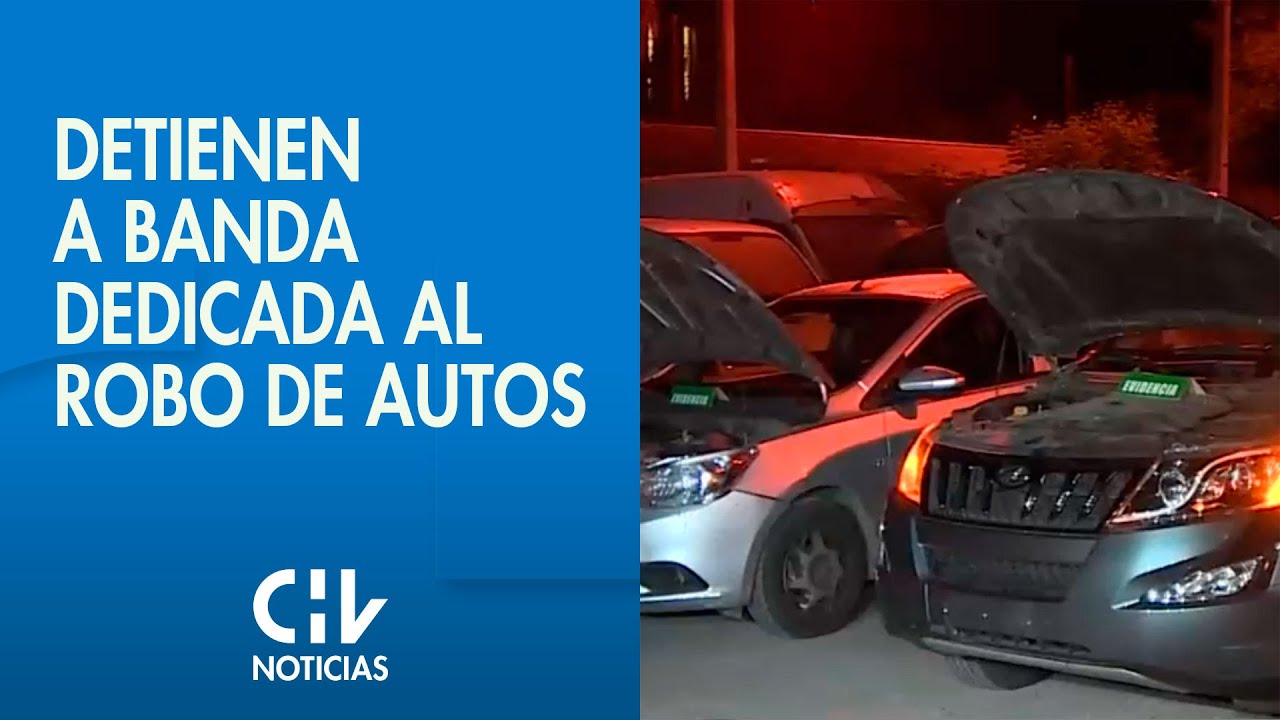 ROBO DE VEHÍCULOS | Siete adolescentes detenidos tras persecución policial - CHV Noticias