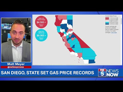 San Diego Gas Prices Set New Record | FOX 5 News Now