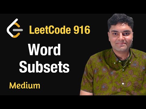 Word Subsets - Leetcode 916 - Python