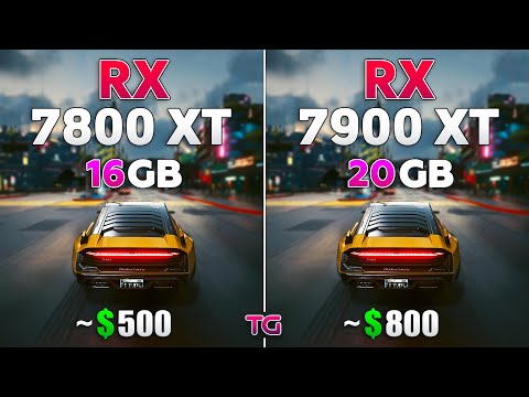 RX 7800 XT vs RX 7900 XT - Test in 9 Games