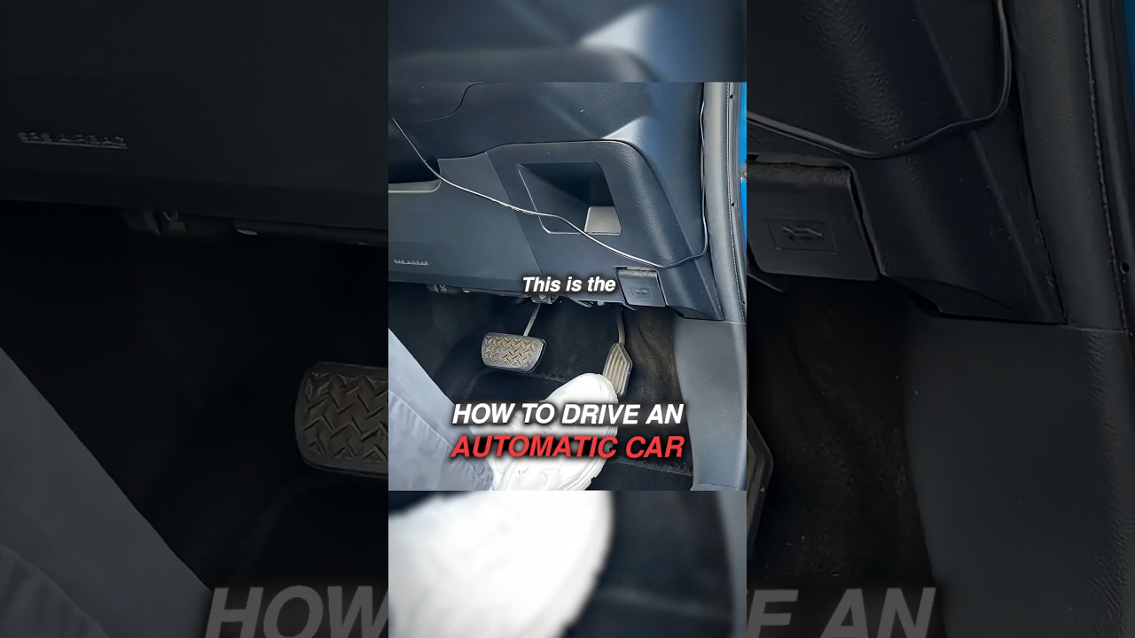 How To Drive An AUTOMATIC Car
