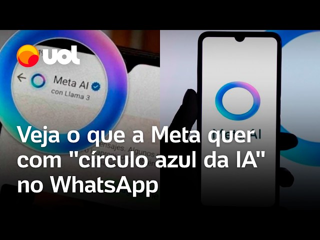 O que a Meta quer com "círculo azul da IA" nas conversas do WhatsApp?