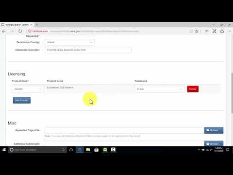 Using the NCAH Portal for Submission of APHIS Forms 2046 or 2046-S