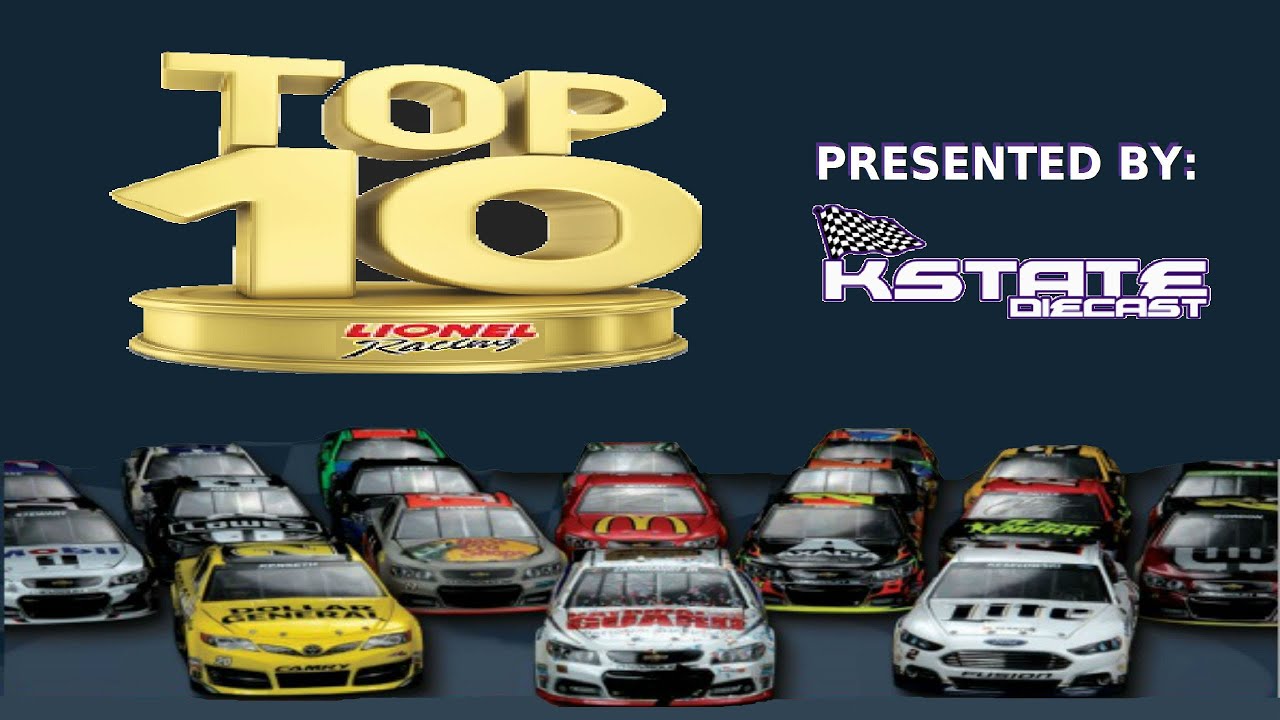 Top 10 NASCAR Die-Cast (1:64) - March 2015