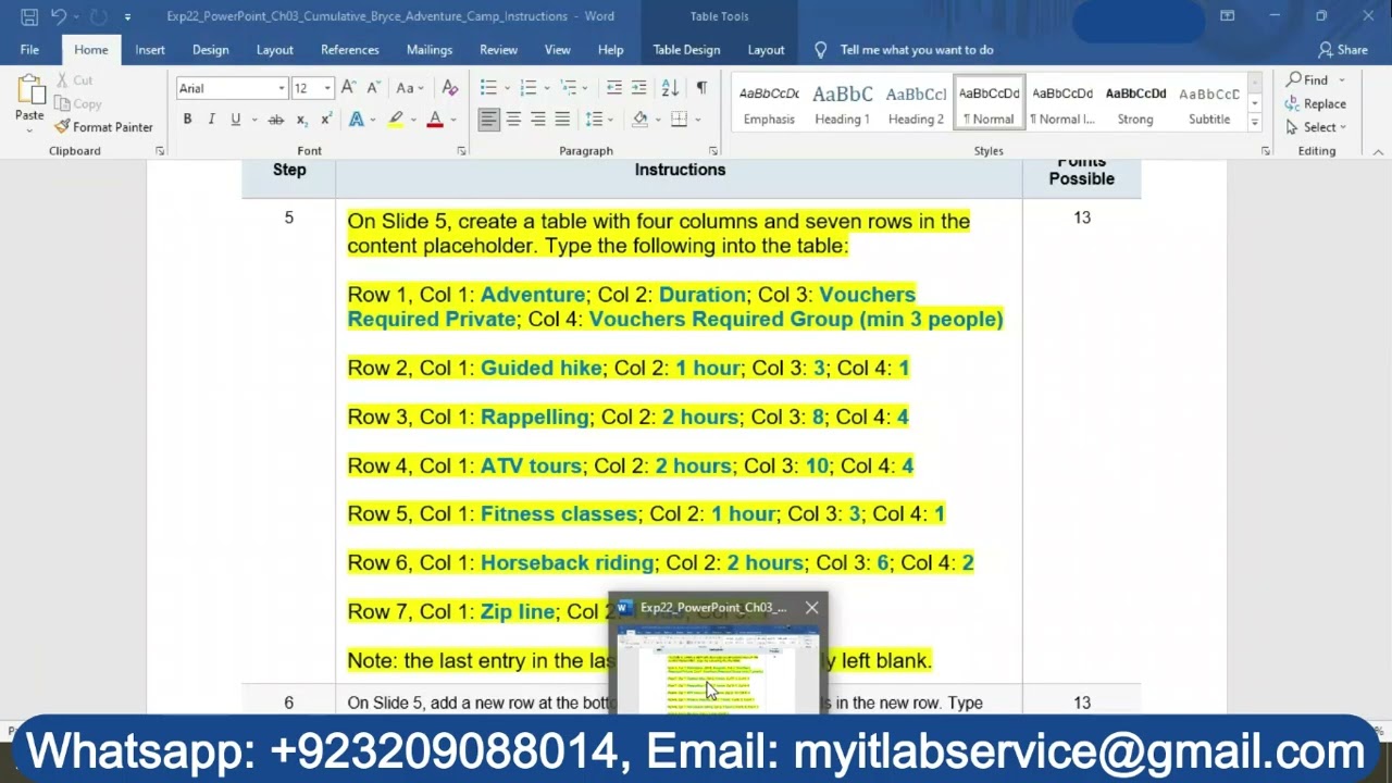 Exp22_PowerPoint_Ch03_Cumulative_Bryce_Adventure_Camp | Exp22 PPT Ch03 | PPT