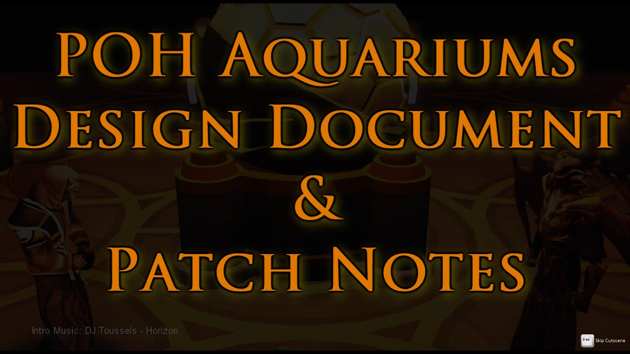 POH Aquarium Design Docs & Patch Notes [23rd Feb 2015]