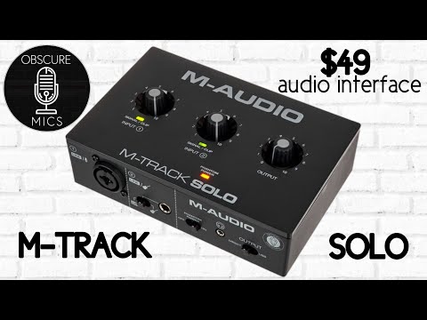M-Audio Solo | $49 Audio Interface | Review and what you need to know before buying!