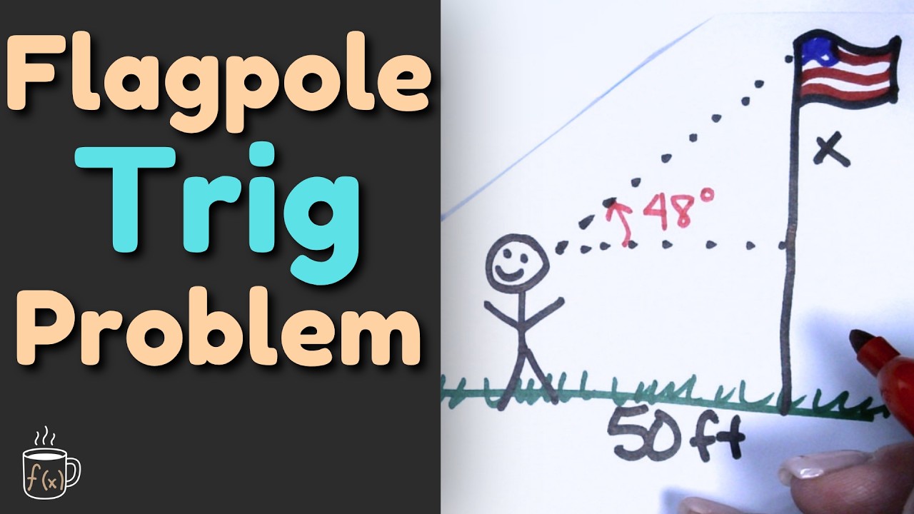 Flagpole Problems | Right Triangle Trig
