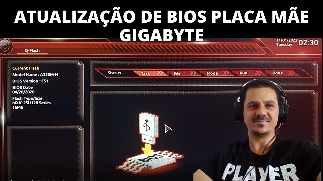 How to update BIOS on a Gigabyte motherboard.