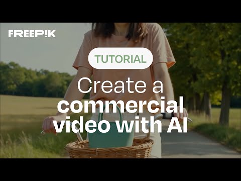 Create a commercial video with AI | Freepik Tutorials