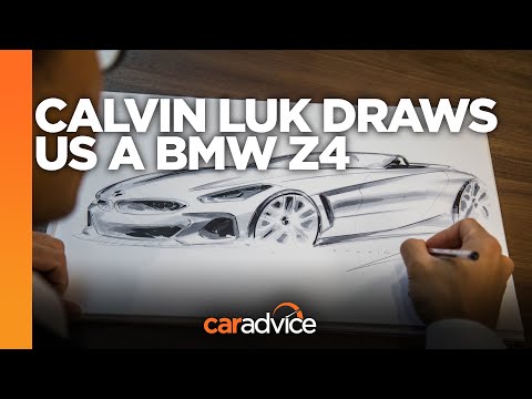 Calvin Luk draws CarAdvice a BMW Z4 | CarAdvice