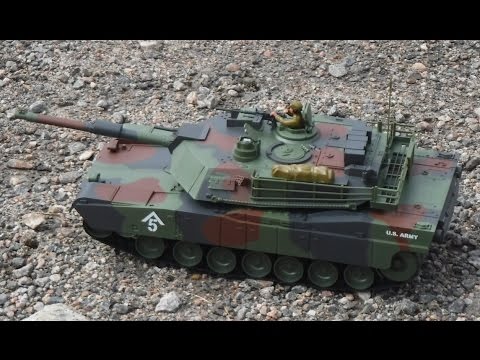 Hobby Engine Rc M1A1 Abrams Tank Range Test