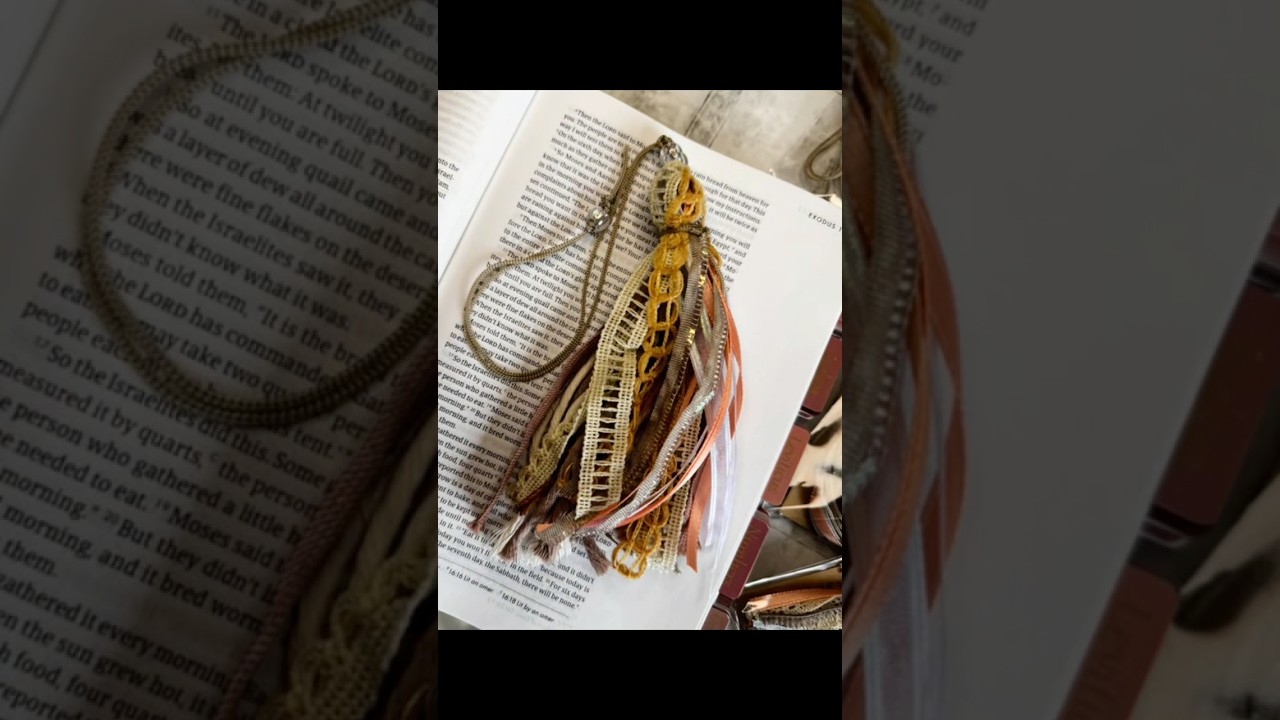 Bookmark Tassel Tutorial #diy #bookmark #walkthrough