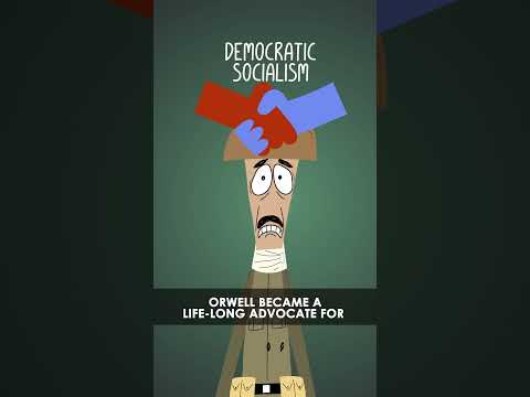 1984 - George Orwell and Democratic Socialism #shorts