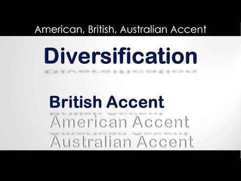 Diversification - How to Pronounce Diversification in British Accent, Australian Accent