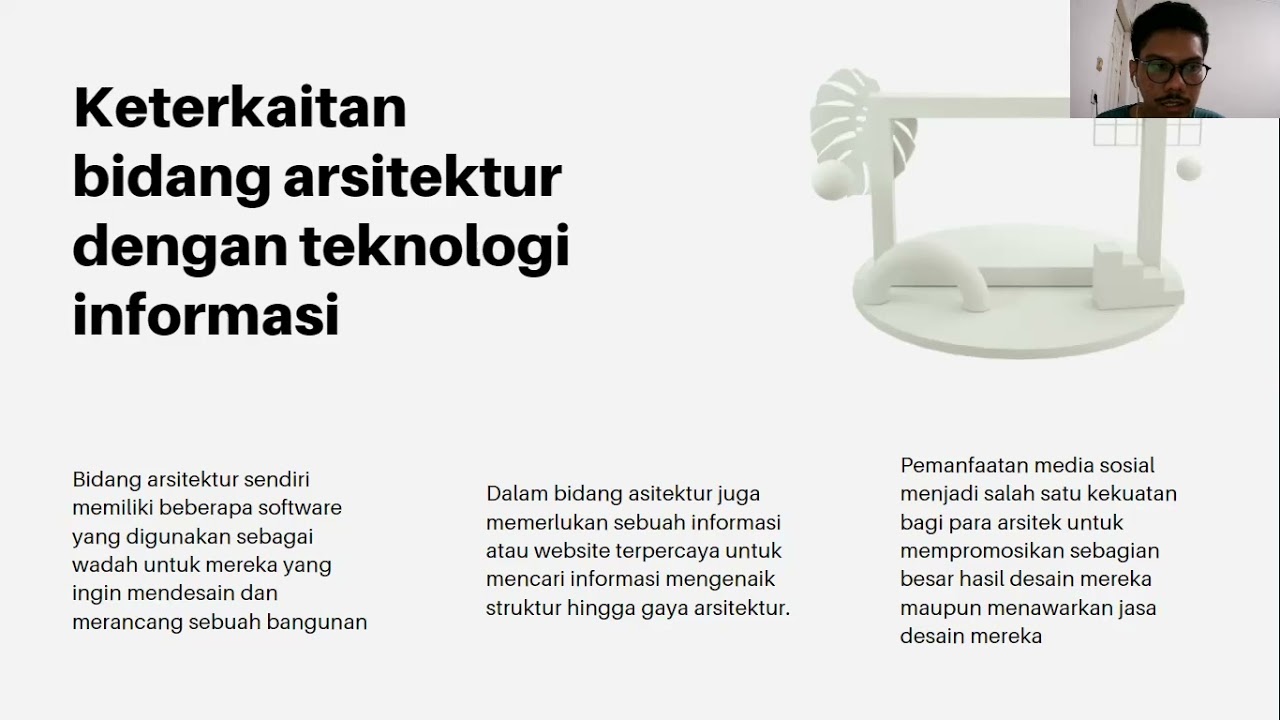 PERAN TEKNOLOGI INFORMASI DALAM BIDANG ARSITEKTUR - APLIKASI TEKNOLOGI 1