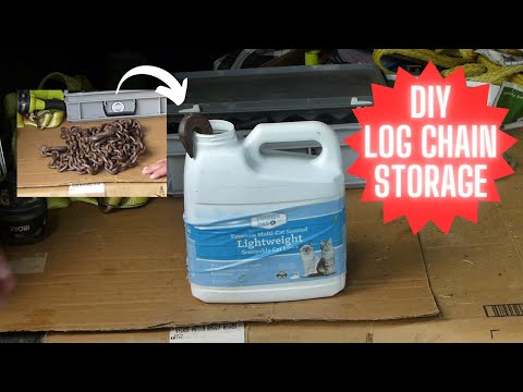 DIY LOG Chain Storage Hack! Easiest way to store, carry any Chain