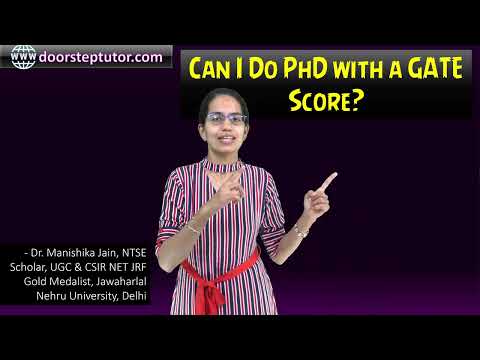 Can I Do PhD with a GATE Score? GATE after Masters - How to Use GATE Score for IIT, NIT, CFTIs