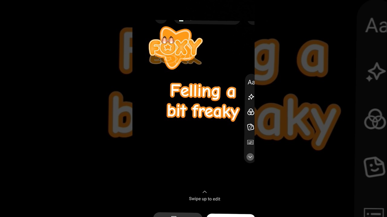 Felling a bit freaky...
