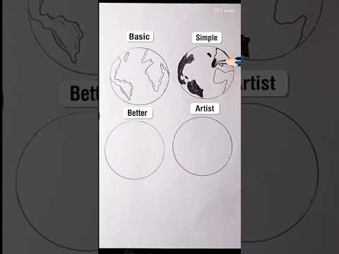 Earth drawing 🌏 / fzarts