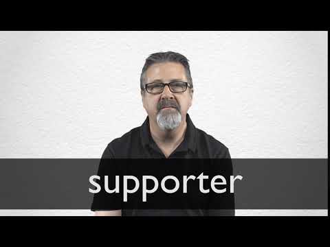 SUPPORTER definition and meaning | Collins English Dictionary