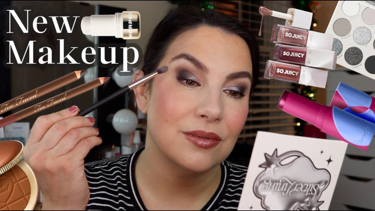 TRYING NEW MAKEUP: Juice Stick, Chocolate Liners, New Palette & More