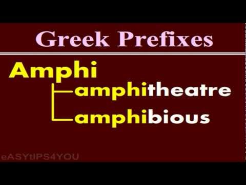 ELITE ENGLISH... Greek prefixes