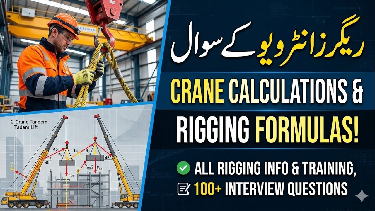 Crane Calculations and Rigging Formulas / All Rigging Information and Training / Rigger Interview...